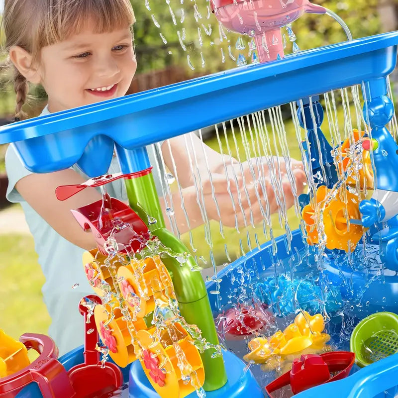 3-Layer Sand and Water Table | Fun & Educational Playset for Kids Ages ...