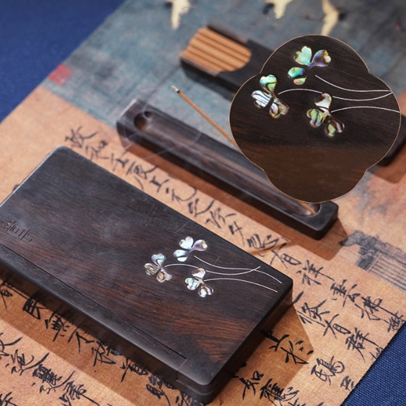 Natural Wooden Travel Incense Box – Luxicro